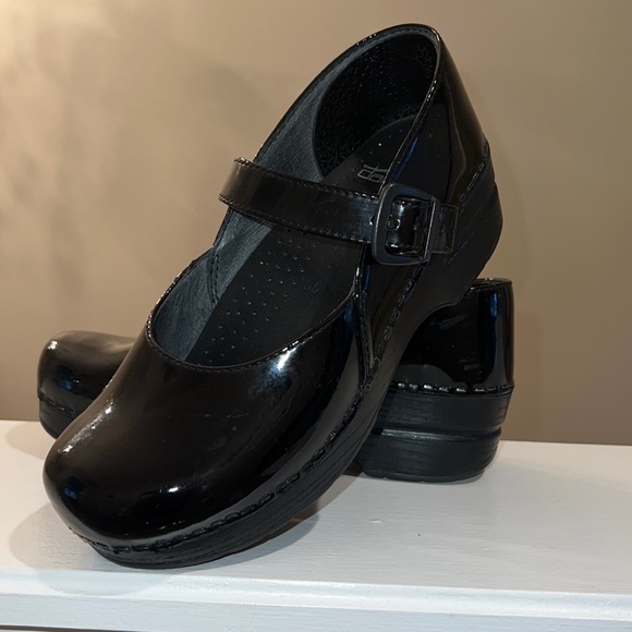 Dansko | Shoes | Dansko Black Patent Leather Clogs | Poshmark